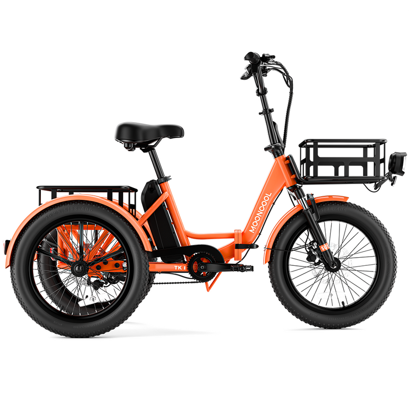 Safe & Sustainable TK1 Folding Electric Trike | Comfortable, Stable ...